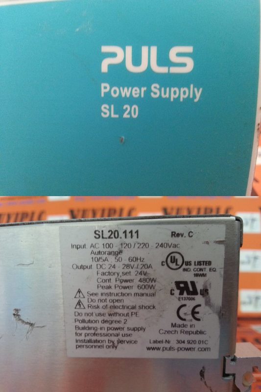 PULS SL 20 SL20.111 POWER SUPPLY - 裕益科技自動化設備可程式編碼器PLC分散式控制系統DCS